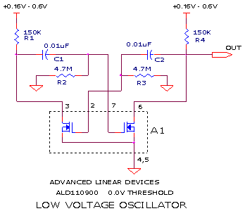 Very Low Voltage Oscillator Circuit - Signal_Processing - Circuit Diagram - SeekIC.com