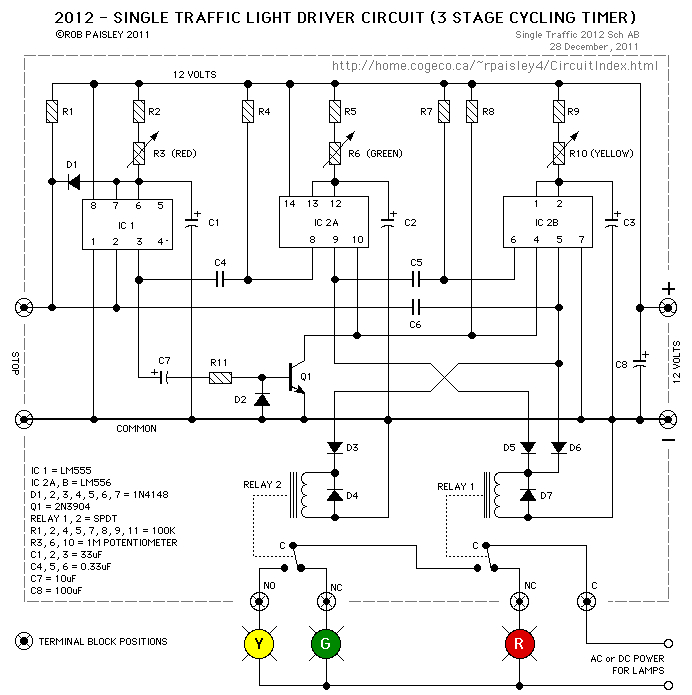 2012 - Single Traffic Light Driver Circuit - Control_Circuit - Circuit ... 2012 - Single Traffic Light Driver Circuit - Control_Circuit - Circuit ...