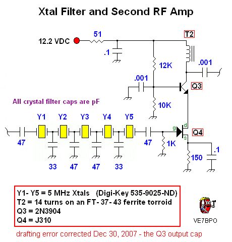 Crystal Filter and Second RF Amplifier Stage - Amplifier_Circuit - Circuit Diagram - SeekIC.com