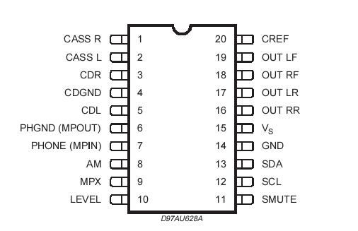 TDA7460N Selling Leads, Price trend, TDA7460N DataSheet download, circuit diagram from SeekIC.com